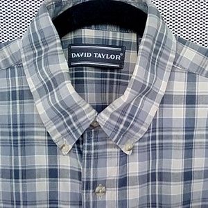 David Taylor | Shirts | David Taylor Short Sleeve Button Down Shirt M ...